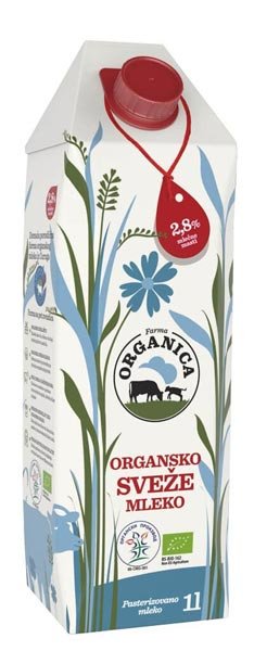 Organsko Mleko Sveže 2.8% Farma Organica 1l | Organska Hrana Sa Salaša ...