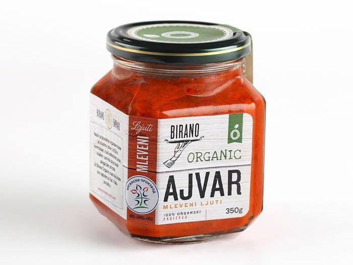 Organski Ajvar Mleveni Ljuti Strela 350g | Organska Hrana Sa Salaša ...